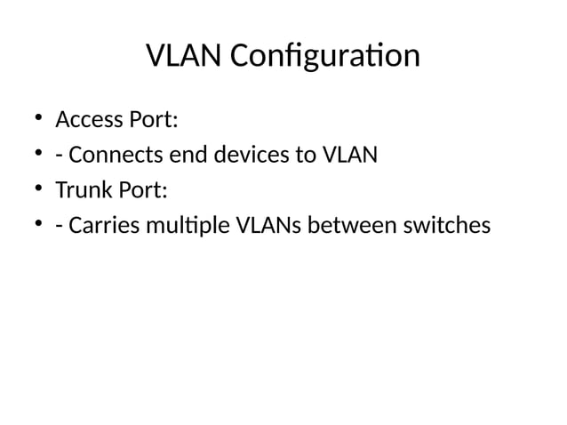 VLAN INTRODUCTION CONCEPT PPT. VIRTUAL LAN | PPT