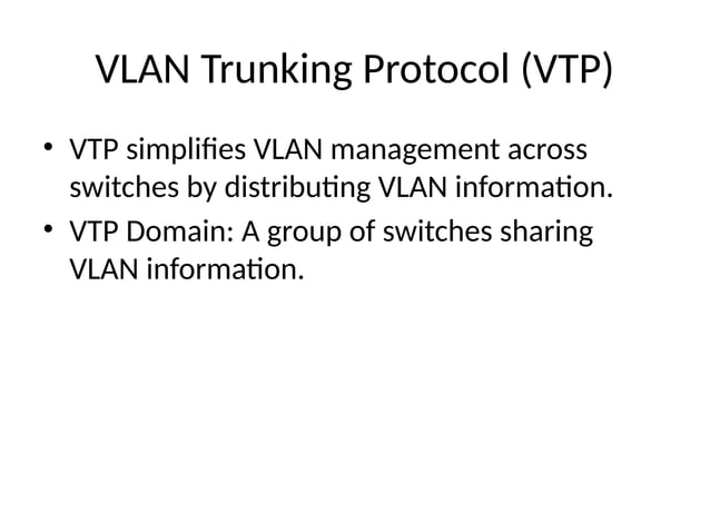 VLAN INTRODUCTION CONCEPT PPT. VIRTUAL LAN | PPT