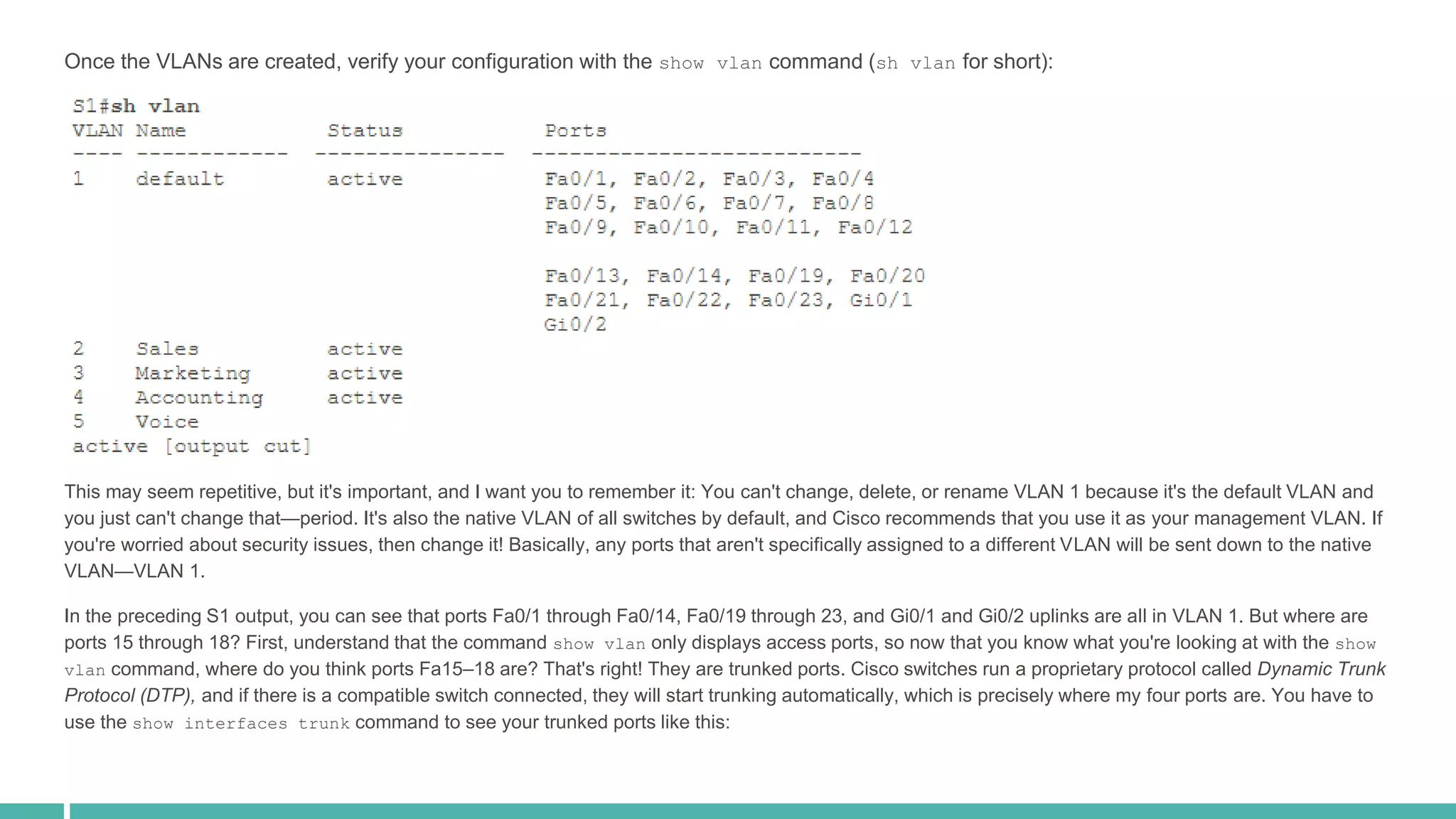 Vlans and inter vlan routing | PPTX