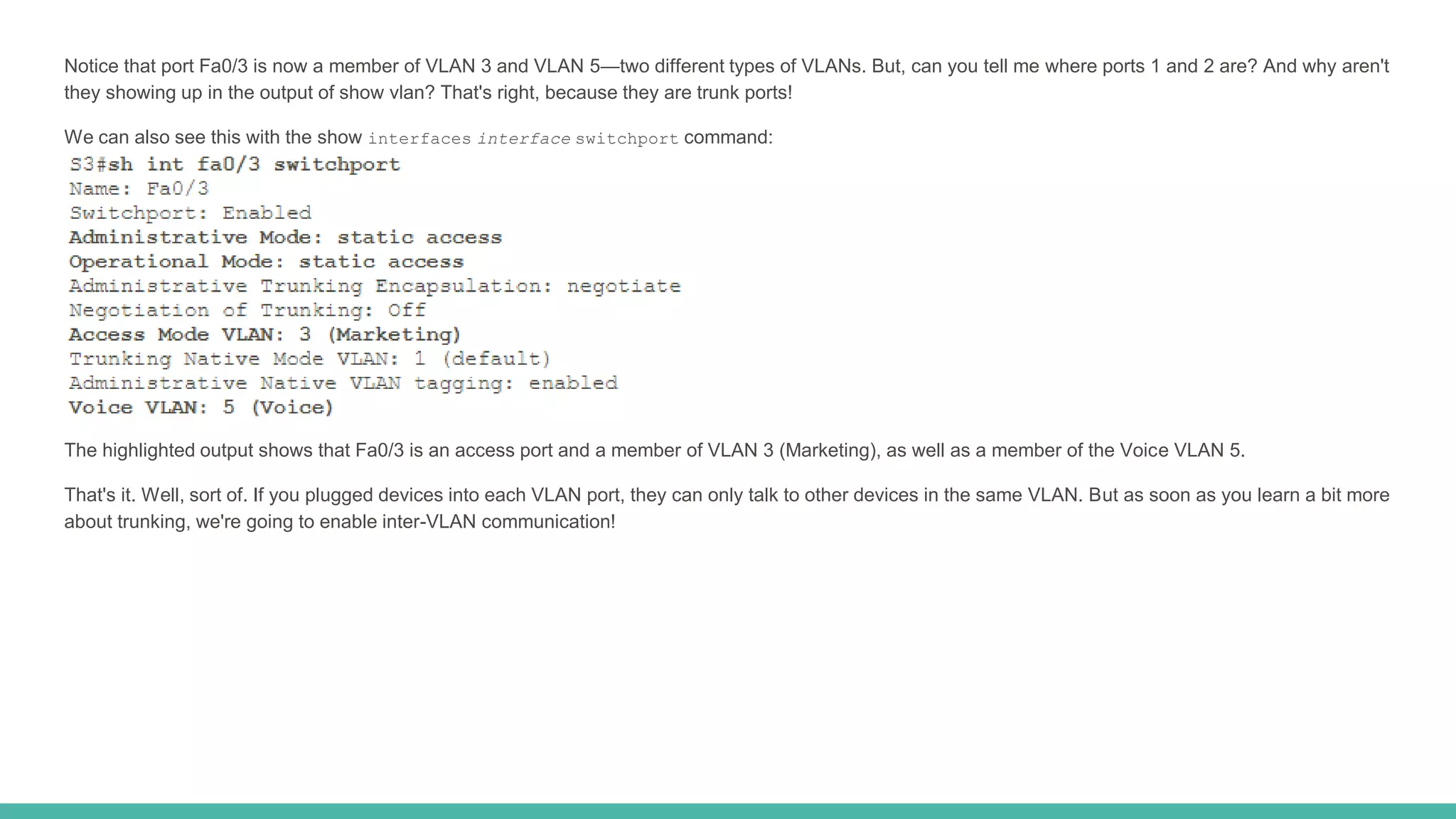 Vlans and inter vlan routing | PPTX
