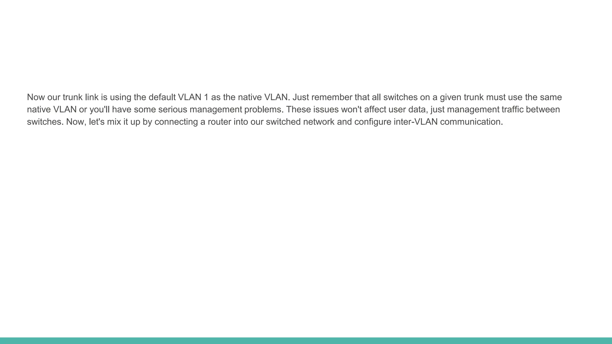 Vlans and inter vlan routing | PPTX