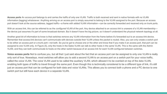 Vlans and inter vlan routing | PPTX | Computer Networking | Computing