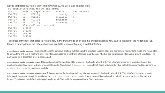 Vlans and inter vlan routing | PPTX | Computer Networking | Computing