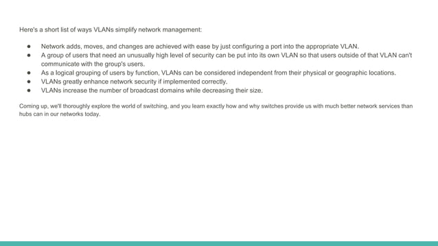 Vlans And Inter Vlan Routing Pptx Computer Networking Computing