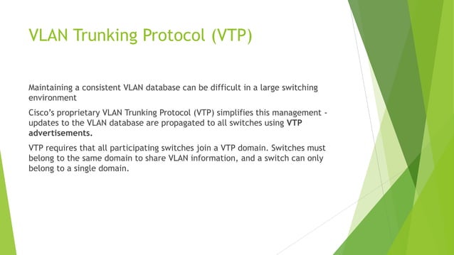 Virtual LAN and Vlan Trunking Protocol.pptx | Computer Networking | Computing