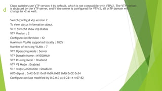 Virtual LAN and Vlan Trunking Protocol.pptx | Computer Networking | Computing