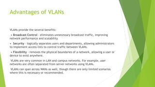 Virtual LAN and Vlan Trunking Protocol.pptx | Computer Networking | Computing