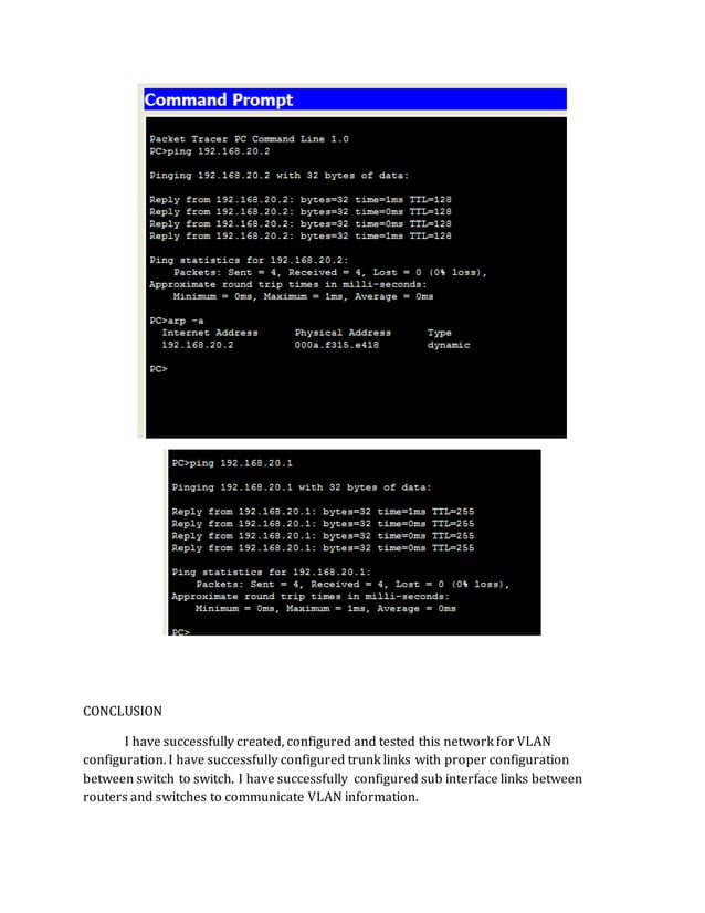 CCNA- Router on stick, VLAN and Trunking | PDF