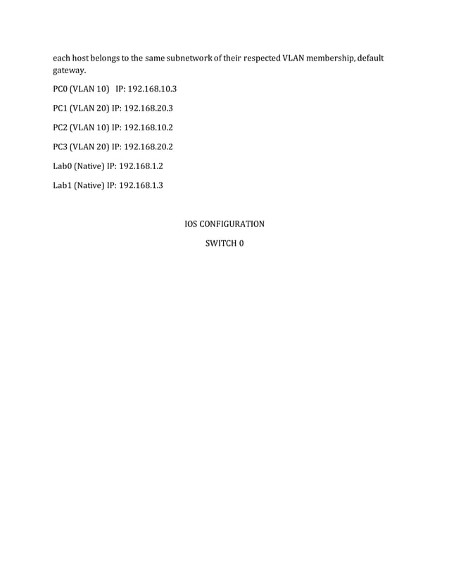 CCNA- Router on stick, VLAN and Trunking | PDF