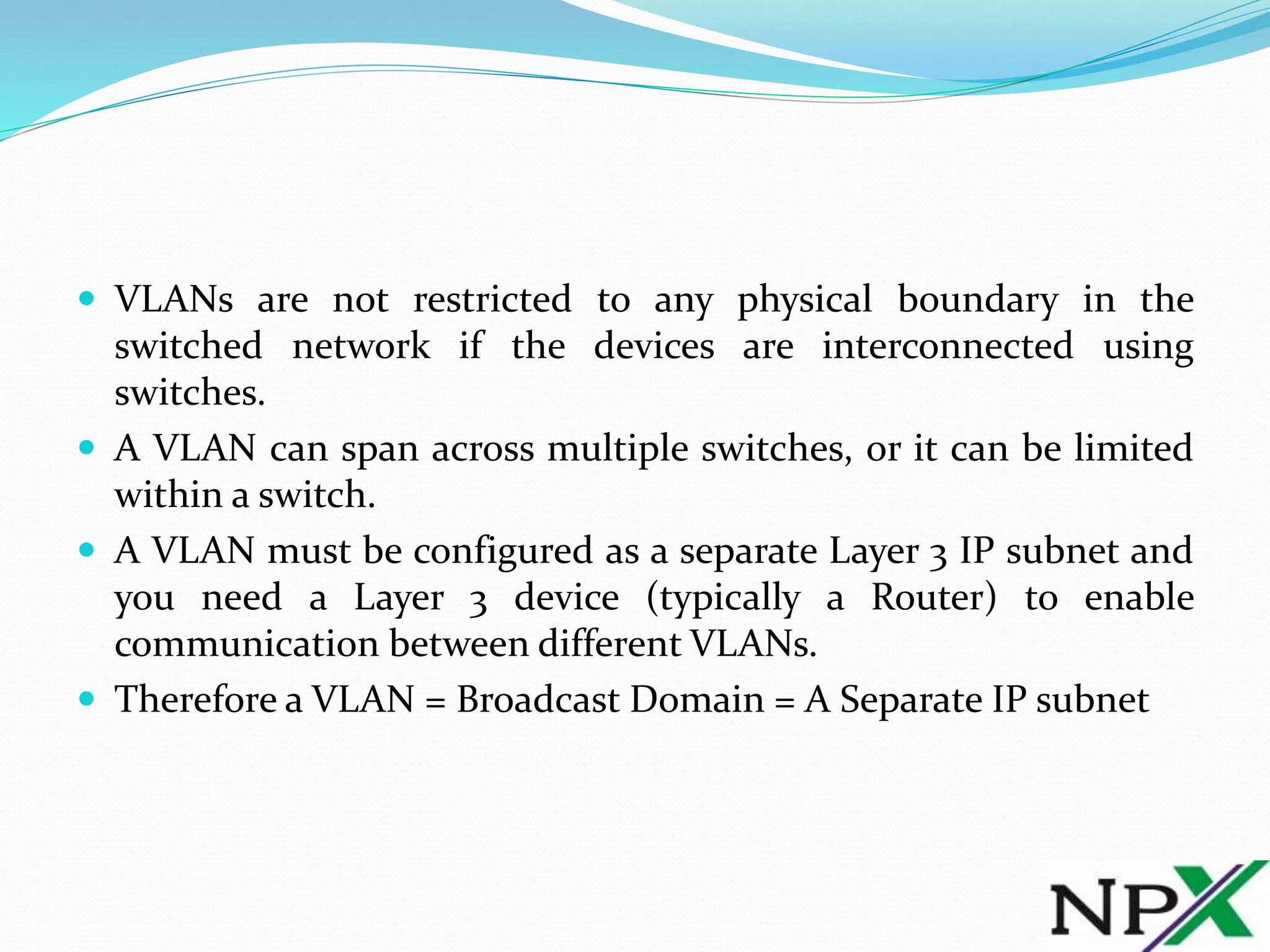 VLAN (Virtual Local Area Network) | PPT