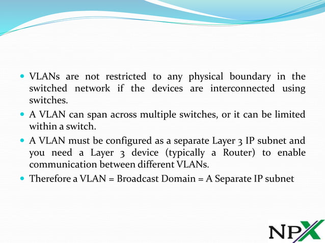 VLAN (Virtual Local Area Network) | PPT