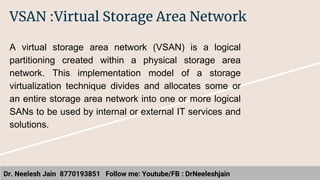 Introduction of VLAN and VSAN with its benefits, | PPTX