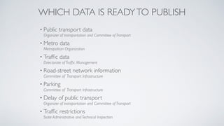 Open Transport data in Russia - Civic hacking, data, examples | PPT