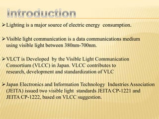 Visible Light Communication | PPTX