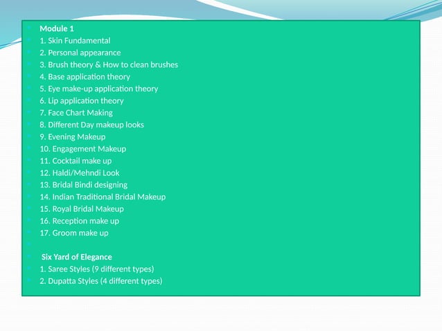 VLCC Institute Complete Makeup Artist Program | PPTX