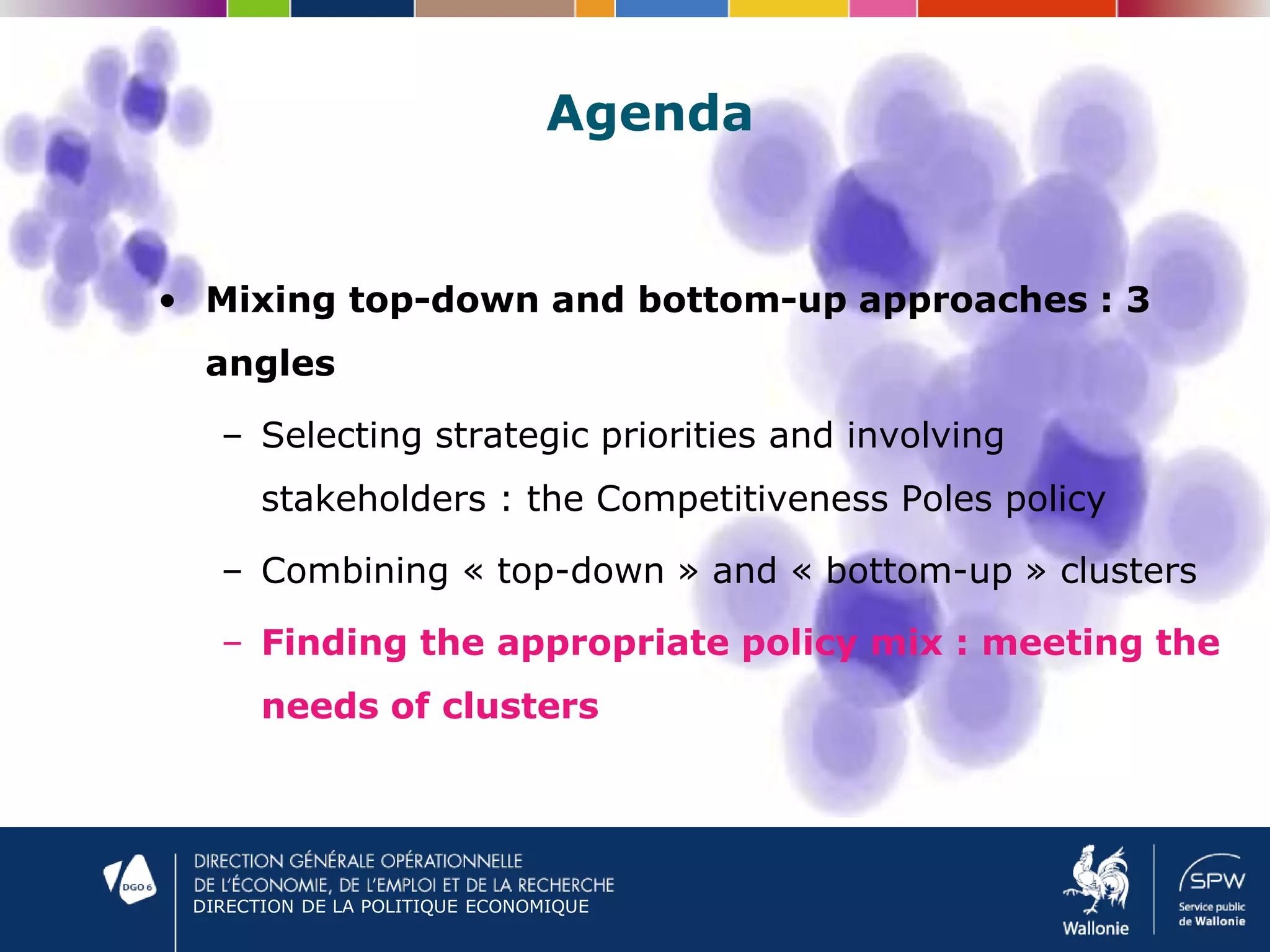 Mixing top-down and bottom-up approaches in clustering policies | PPTX