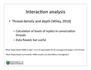Research Methods for Identifying and Analysing Virtual Learning ...
