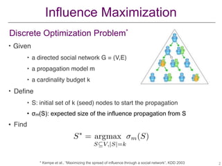 Revenue Maximization in Incentivized Social Advertising | PPT