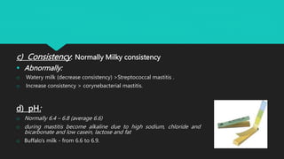milk analysis biochemistry in dairy animals | PPTX