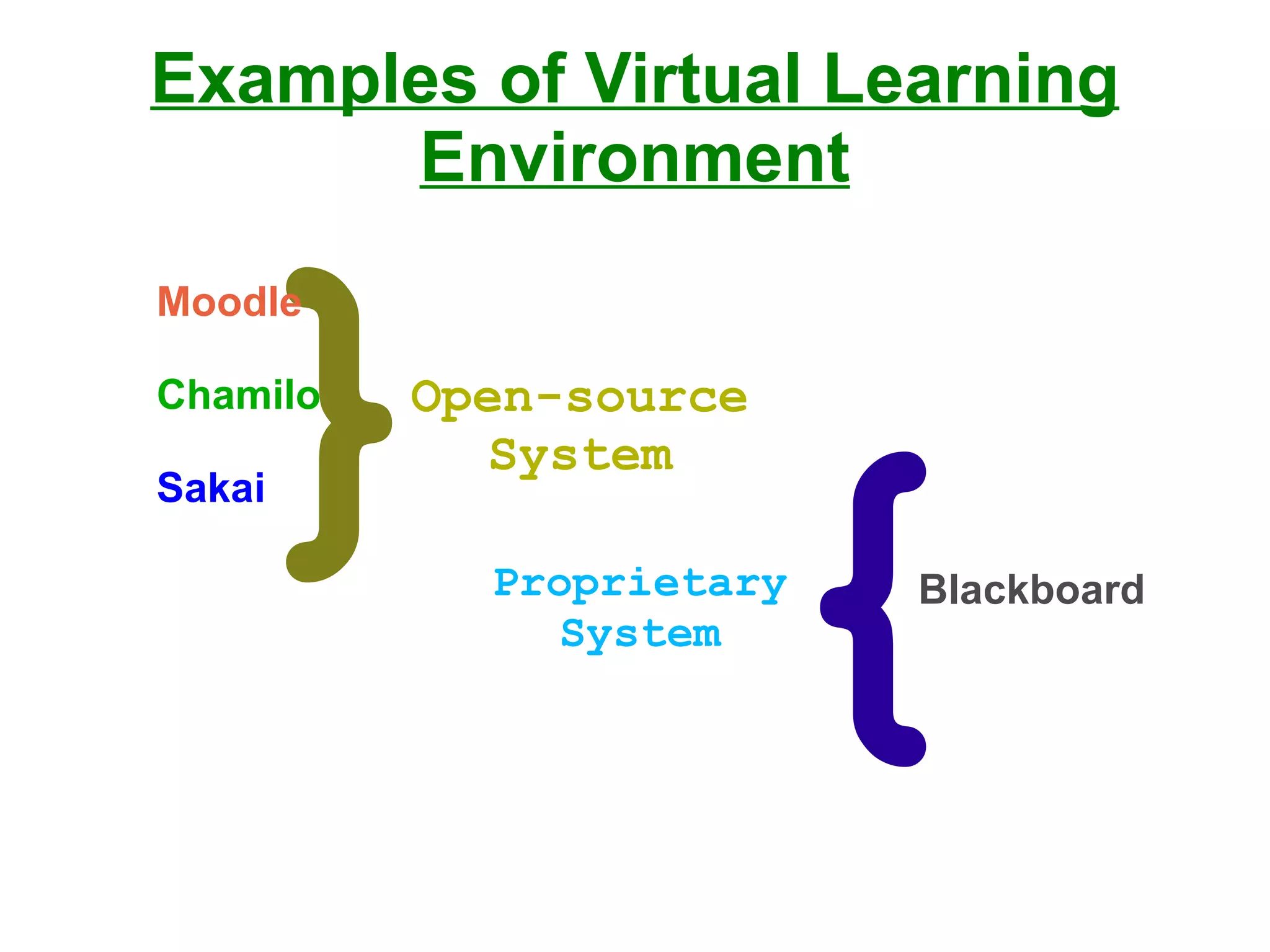 A Very Short Reflection on Virtual Learning Environment | PPT