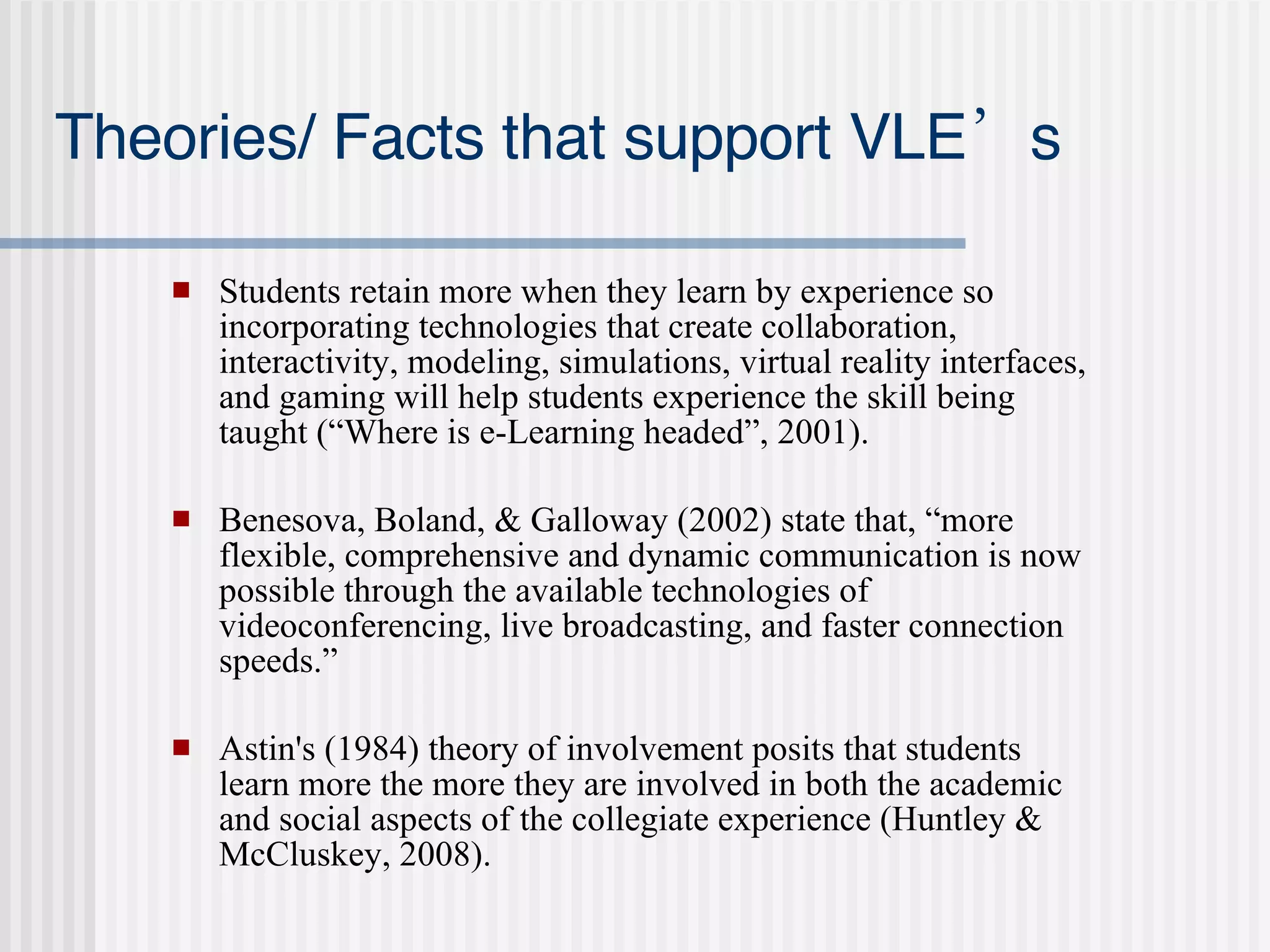 Virtual Learning Environments | PPT