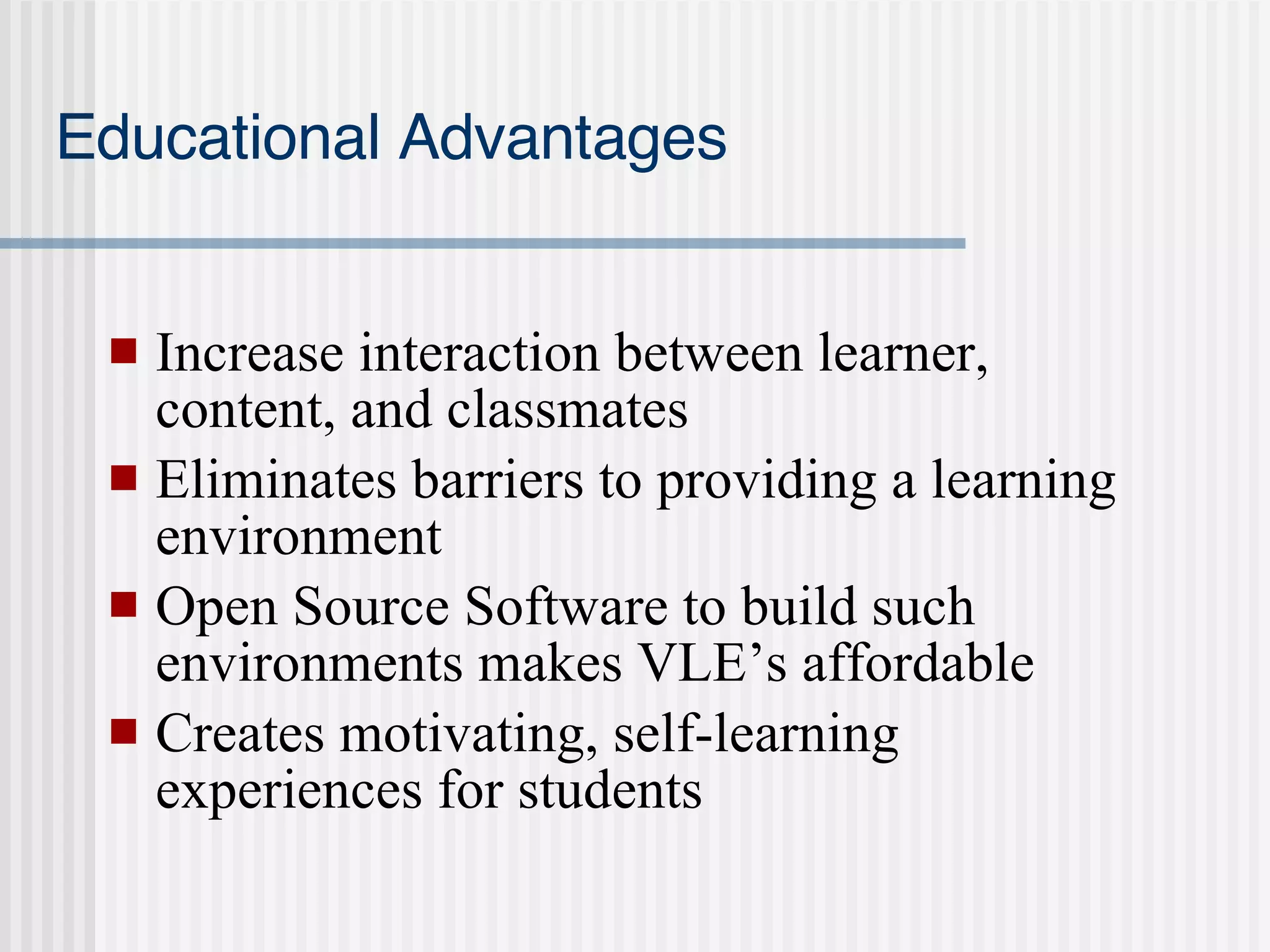 Virtual Learning Environments | PPT