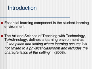Virtual Learning Environments | PPT