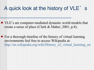 Virtual Learning Environments | PPT