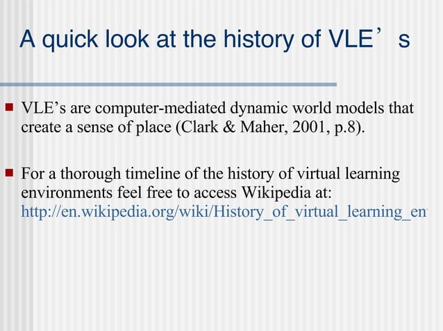 Virtual Learning Environments | PPT
