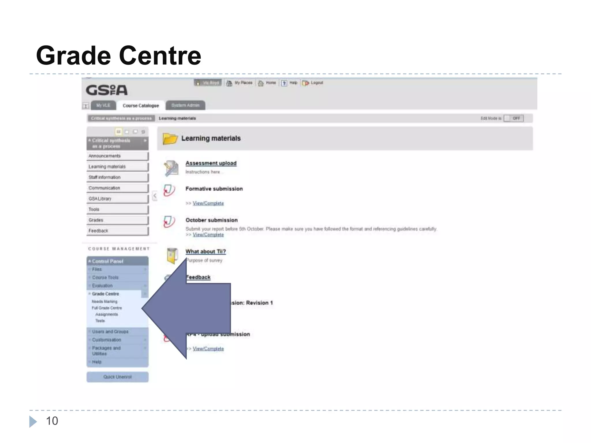 VLE assessment tools | PPT