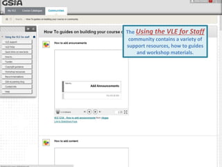 VLE Basics | PPTX | Email | Internet