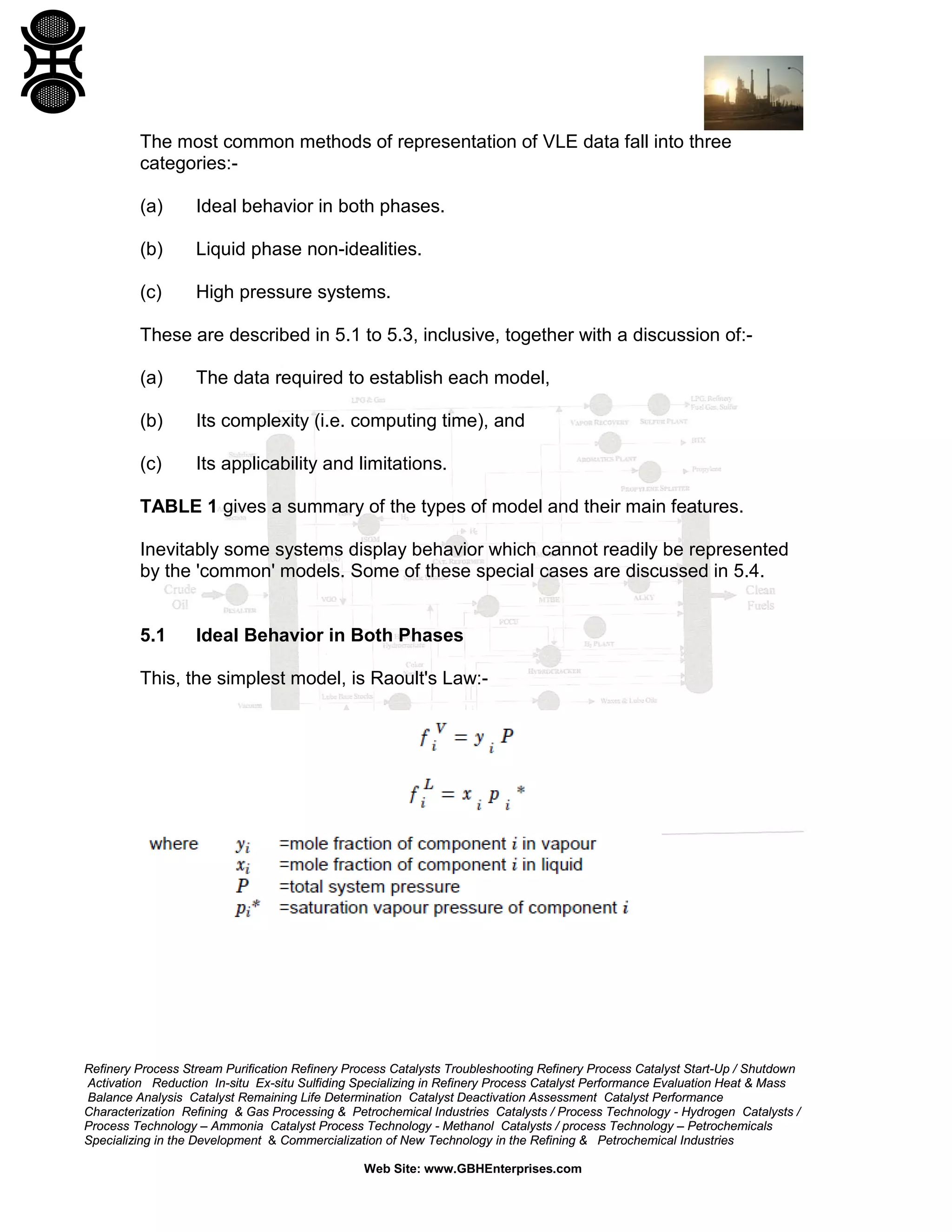 VLE Data - Selection and Use | PDF