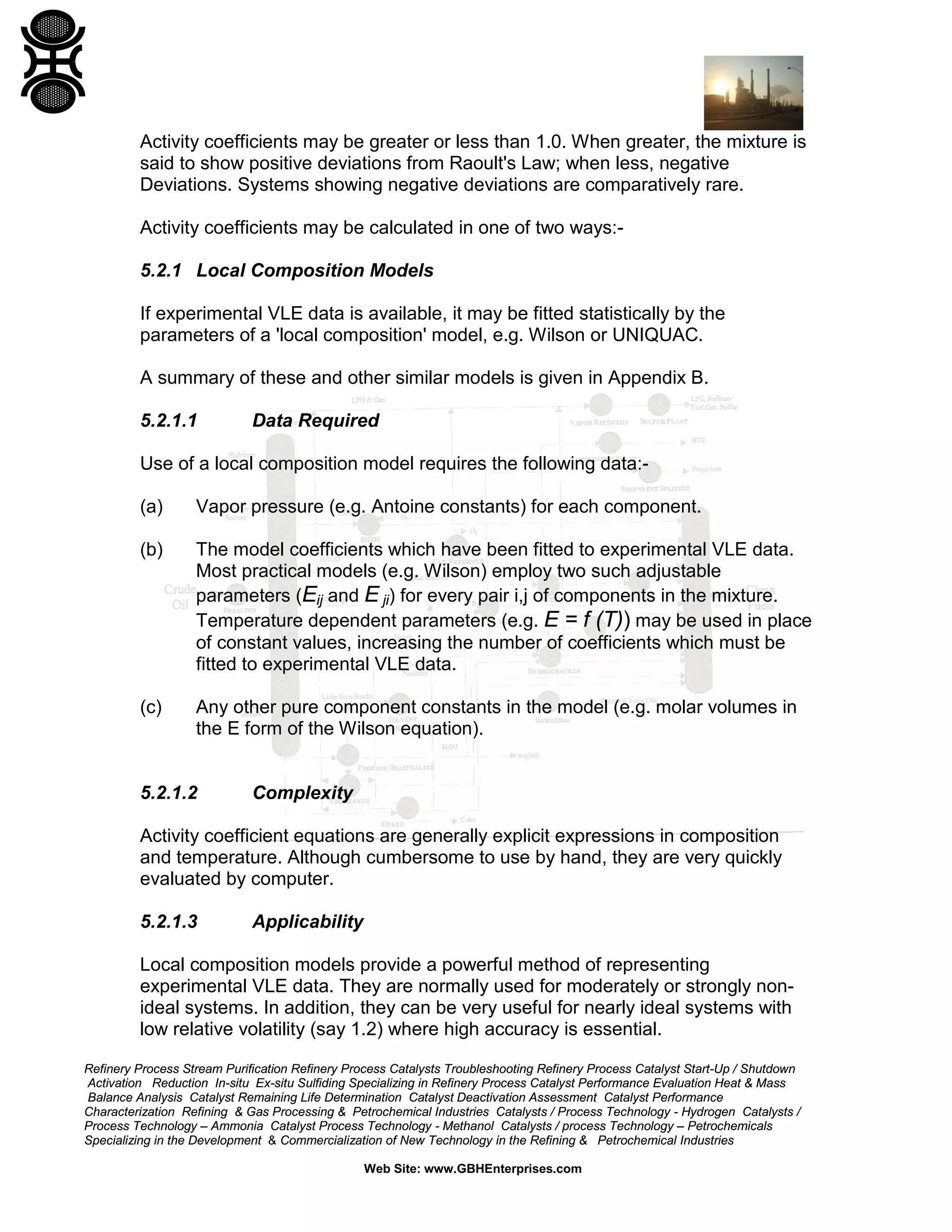 VLE Data - Selection and Use | PDF