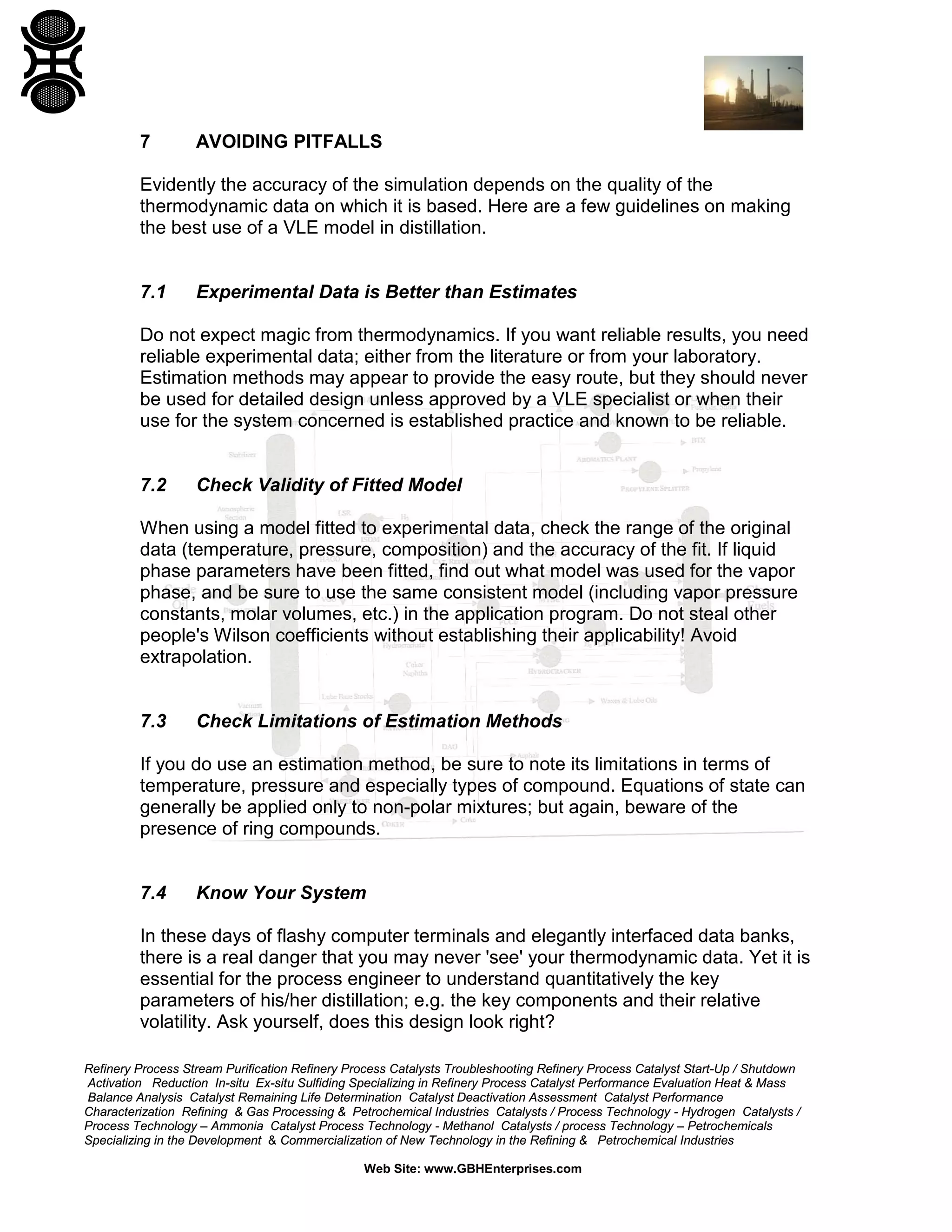 VLE Data - Selection and Use | PDF