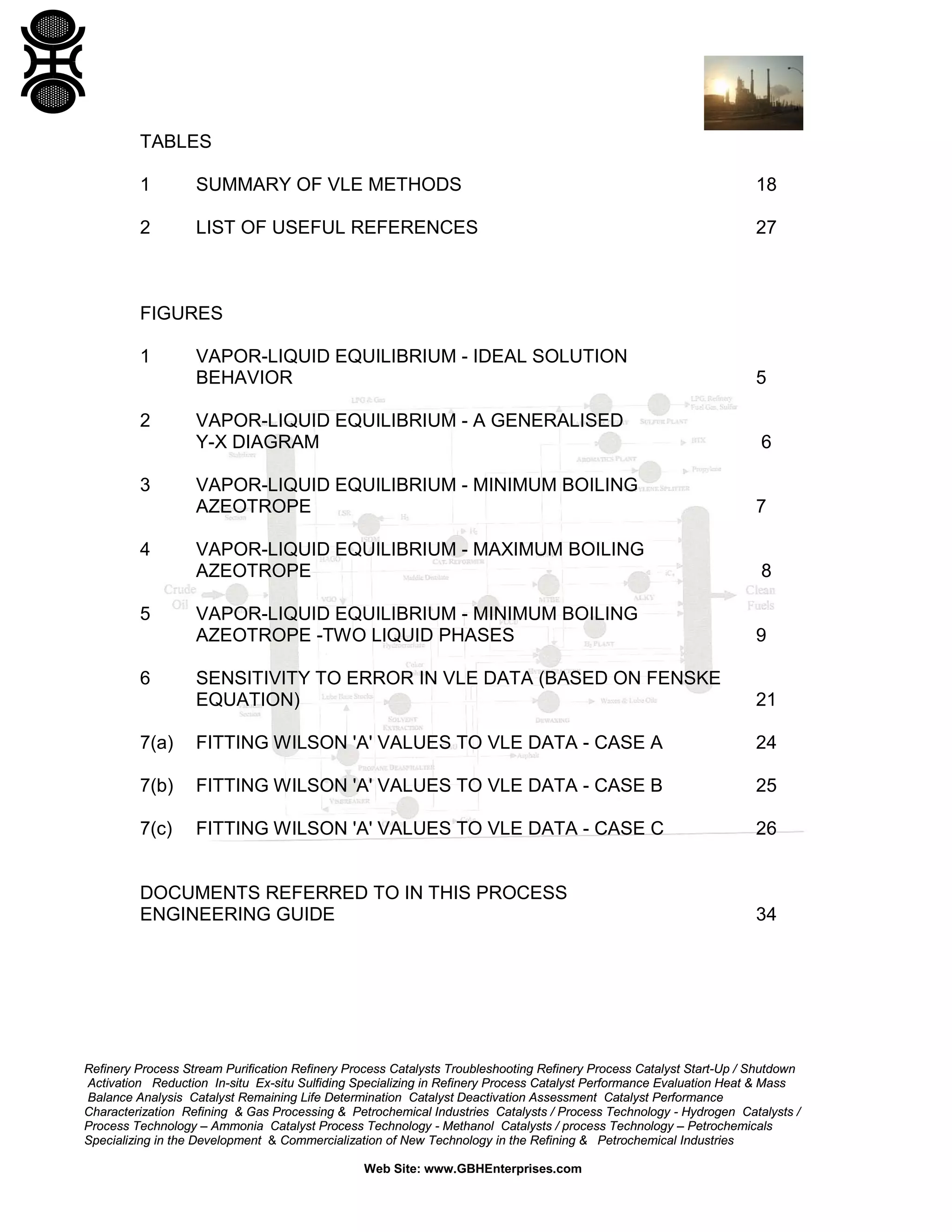 VLE Data - Selection and Use | PDF