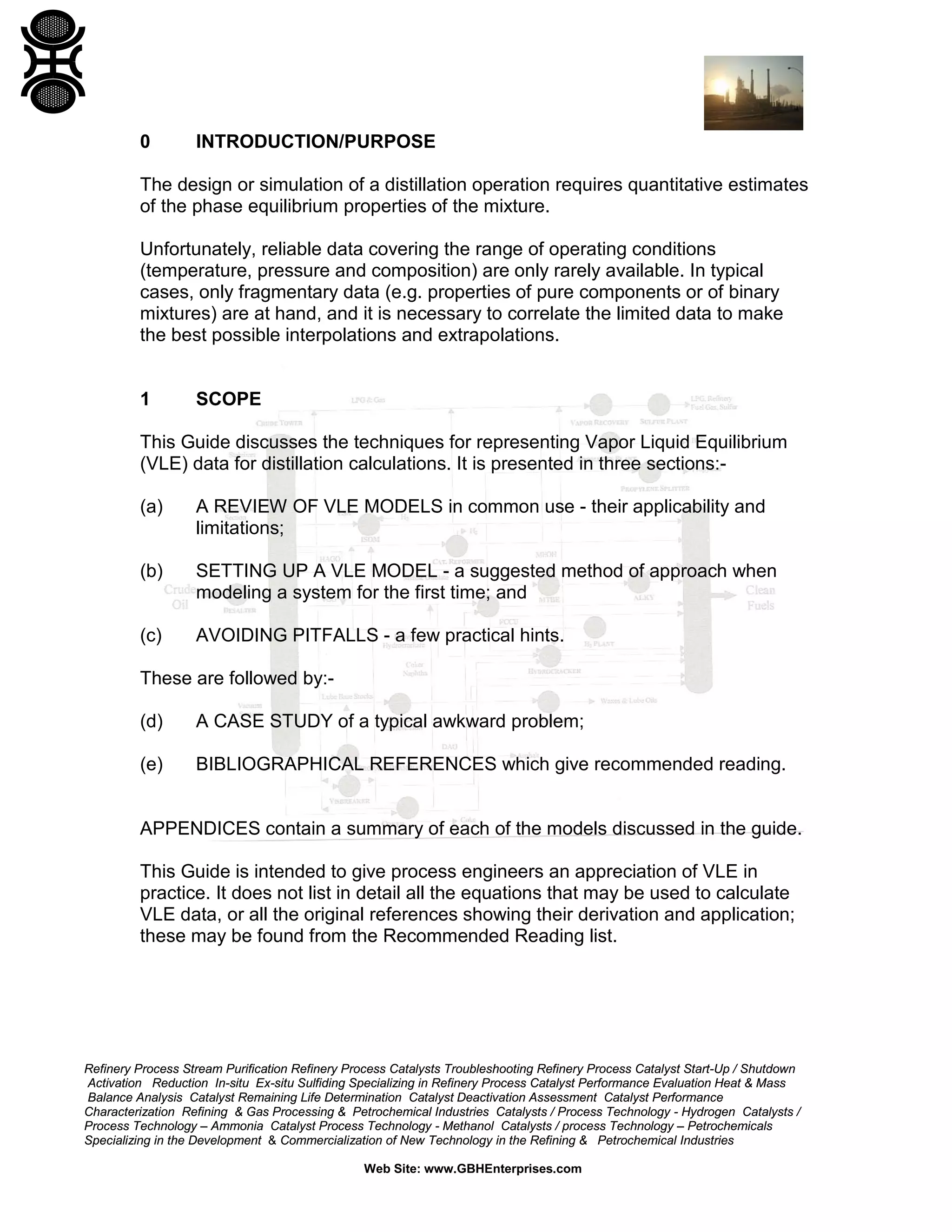 VLE Data - Selection and Use | PDF