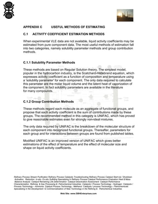 VLE Data - Selection and Use | PDF