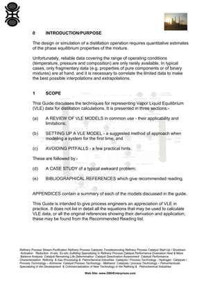 VLE Data - Selection and Use | PDF