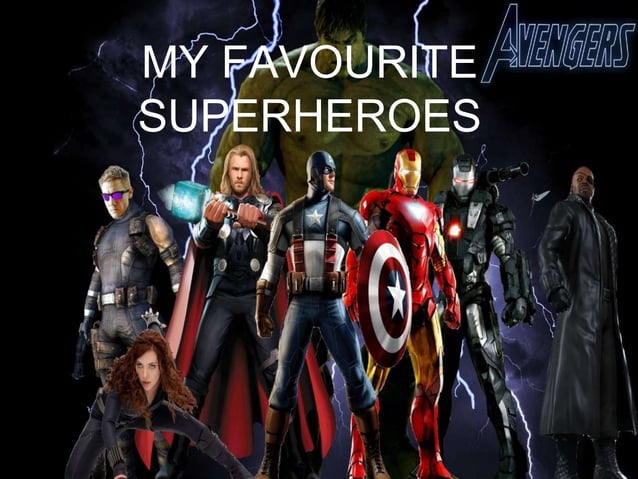 My Favourite Superheroes | PPTX