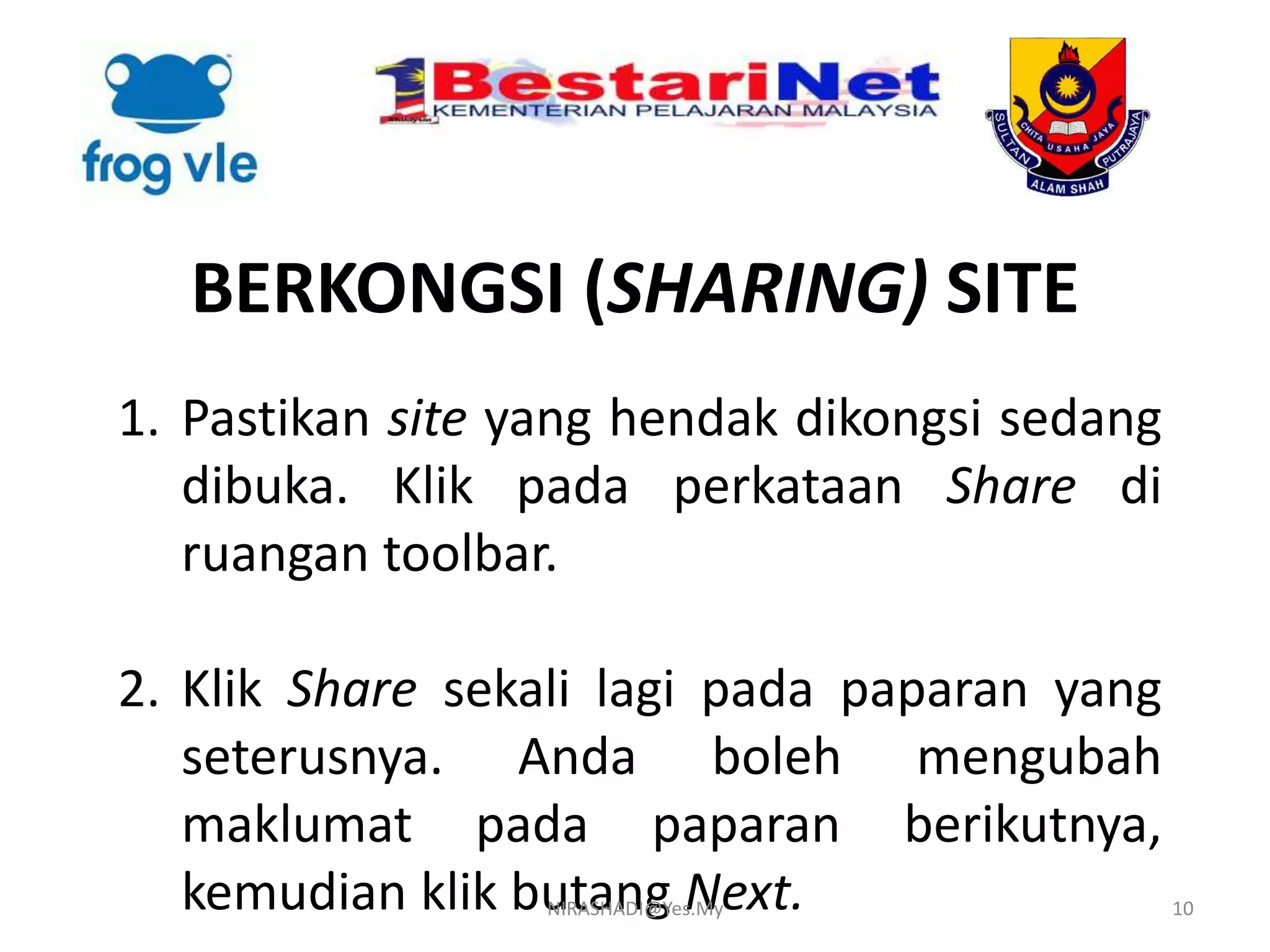 PENGENALAN VLE FROG | PPT