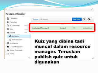 Vle frog quiz tutorial | PPTX