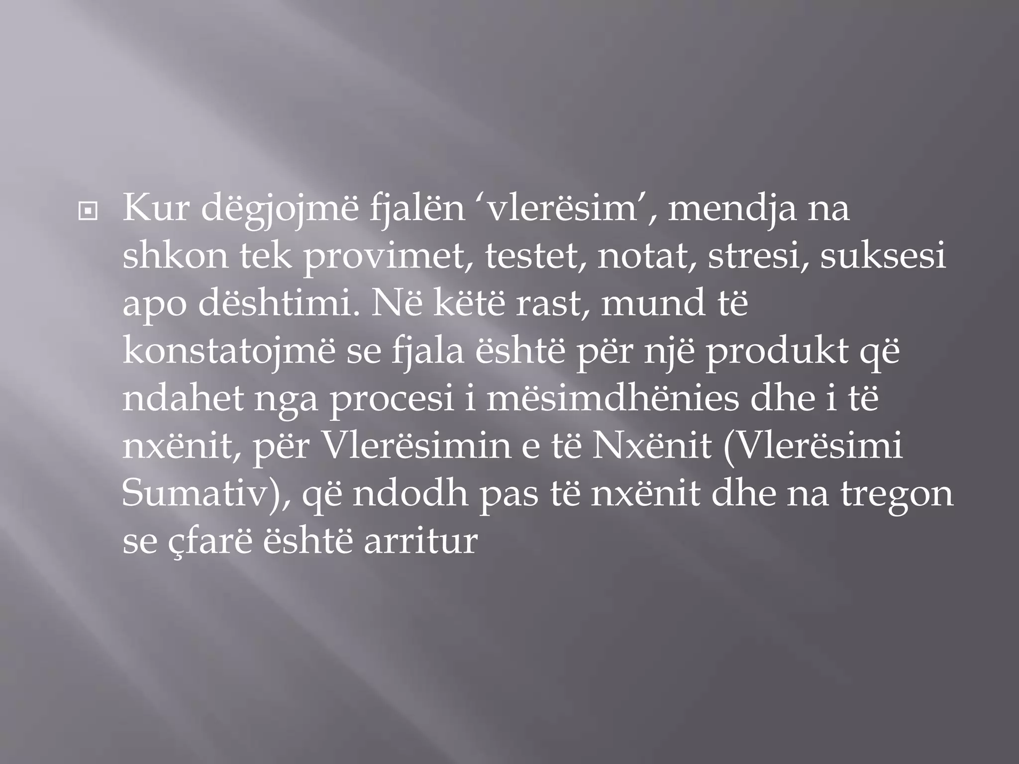 Vleresimi | PPTX