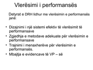 Vleresimi i Performances | PPT