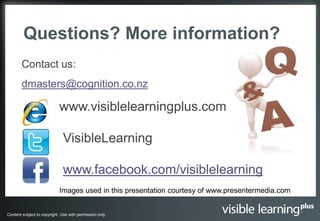 5th Annual Conf. | Feedback that makes learning visible | PPTX