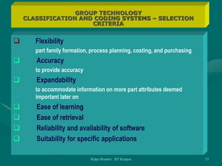 Vlfm2014 cims-4 group technology | PPT
