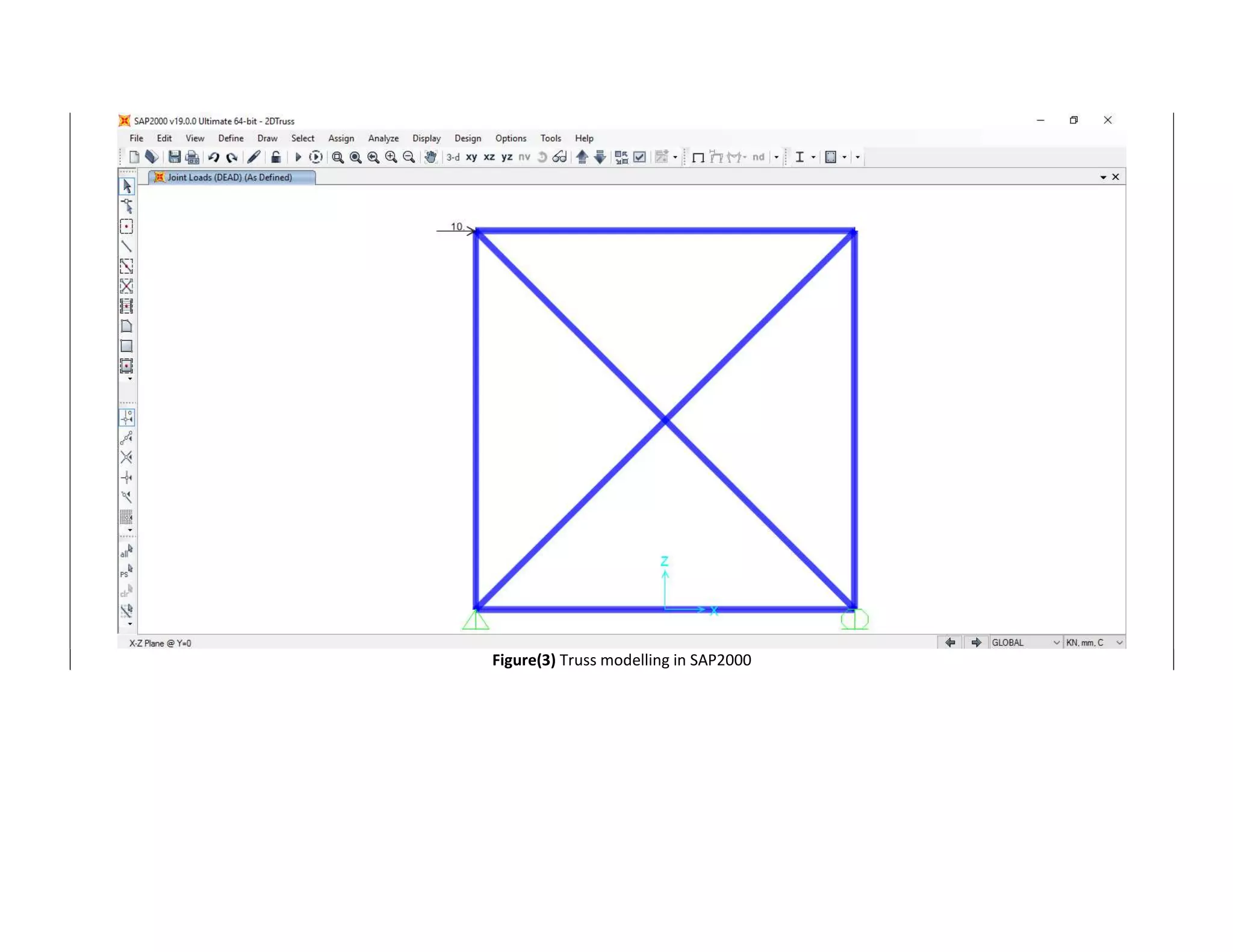 Linear analysis of 2 d truss in c++ | PDF