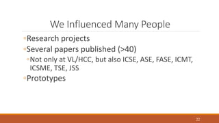 Automatically Inferring ClassSheet Models from Spreadsheets | PPTX