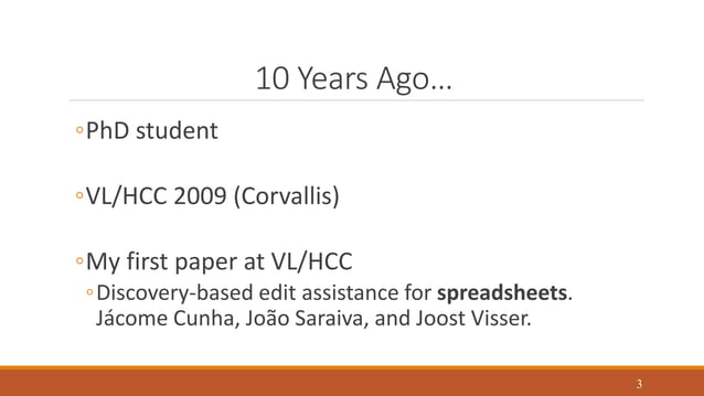 Automatically Inferring Classsheet Models From Spreadsheets Ppt