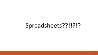 Automatically Inferring ClassSheet Models from Spreadsheets | PPTX