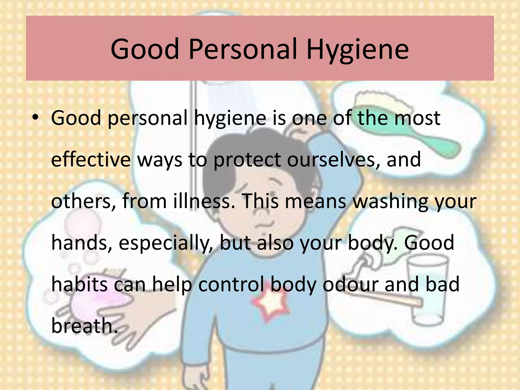 Personal hygiene Business Basics 101 | PPTX